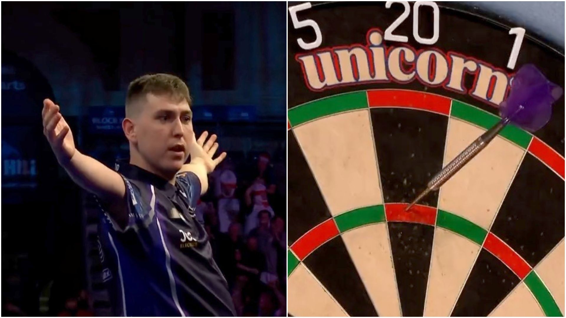 'Pure darts!' The scenes are incredible after this nine-darter - ESPN Video