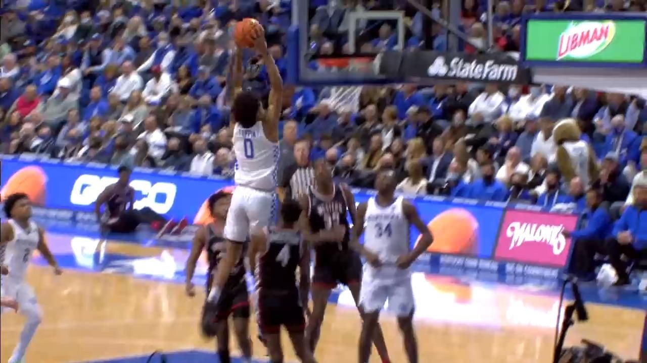 Jacob Toppin gets up for big flush for Kentucky - ESPN Video