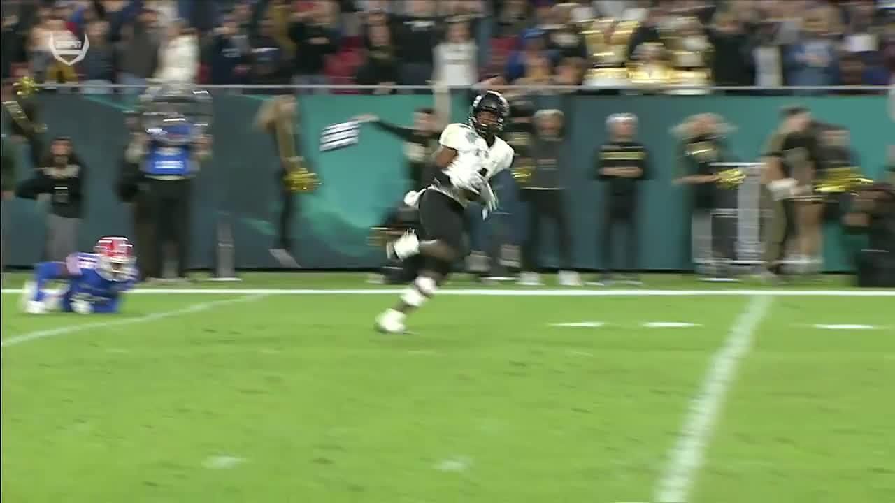Ryan O'Keefe loses his defender and hauls in 54-yard TD for UCF - ESPN ...