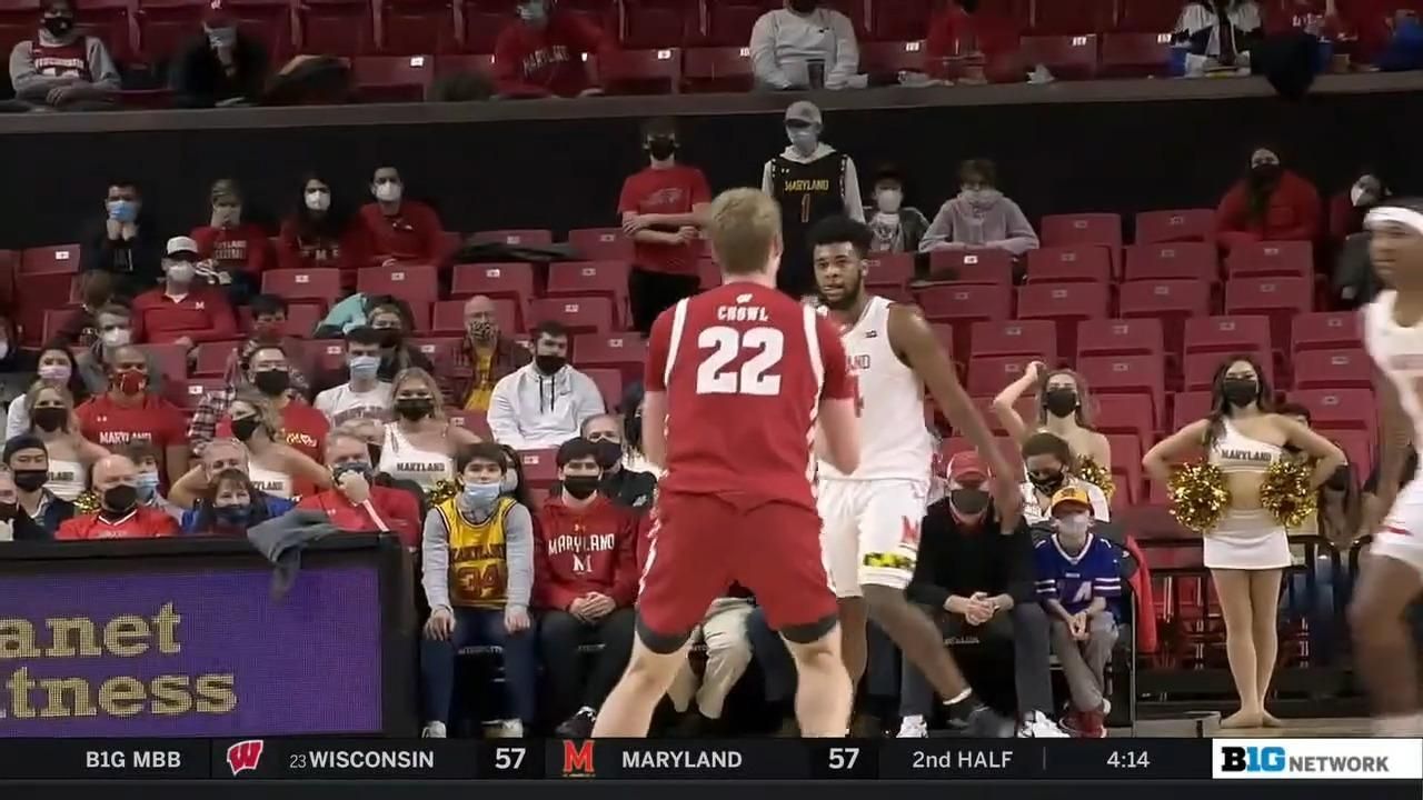 Badgers retake lead on Steven Crowl's 3 - ESPN Video