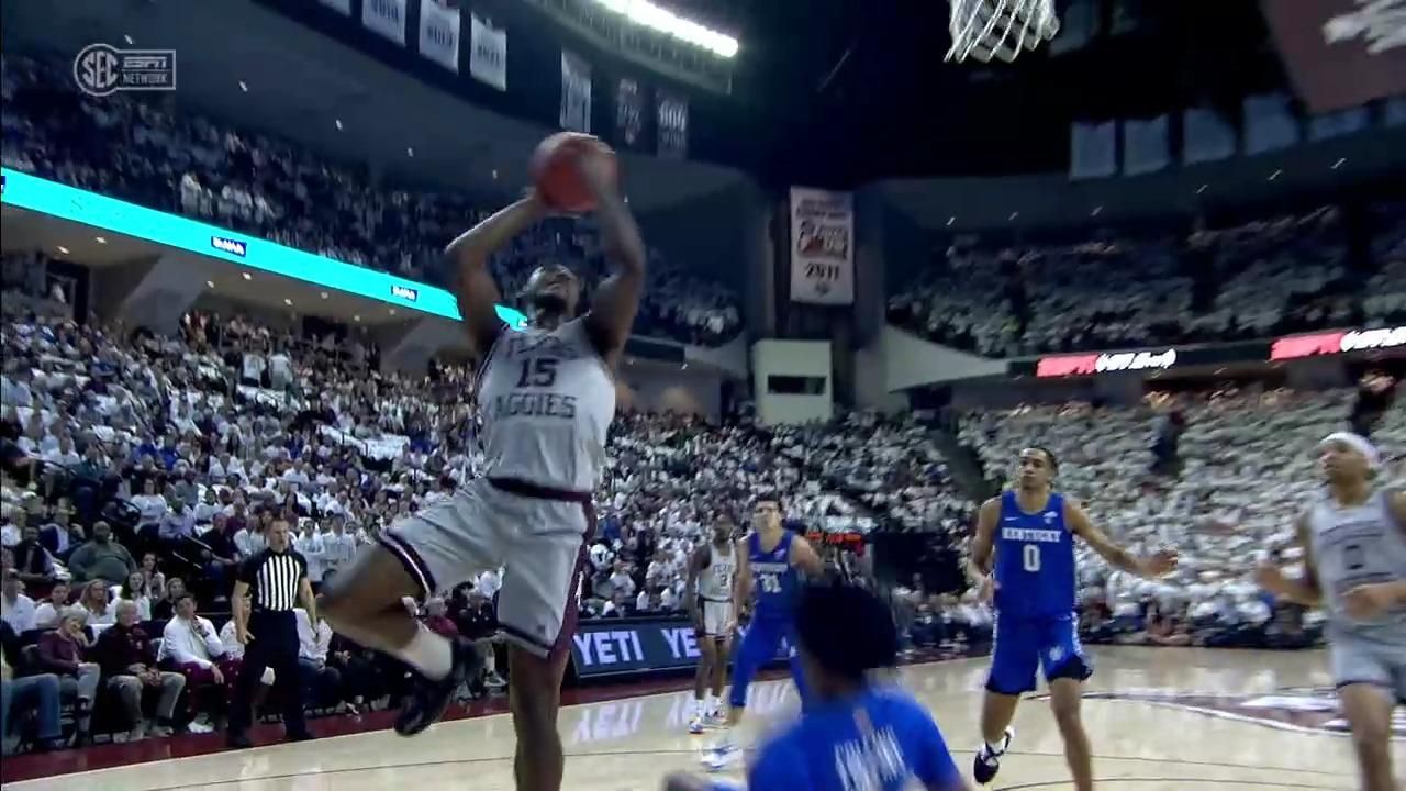 Henry Coleman muscles in for Texas A&M bucket - ESPN Video