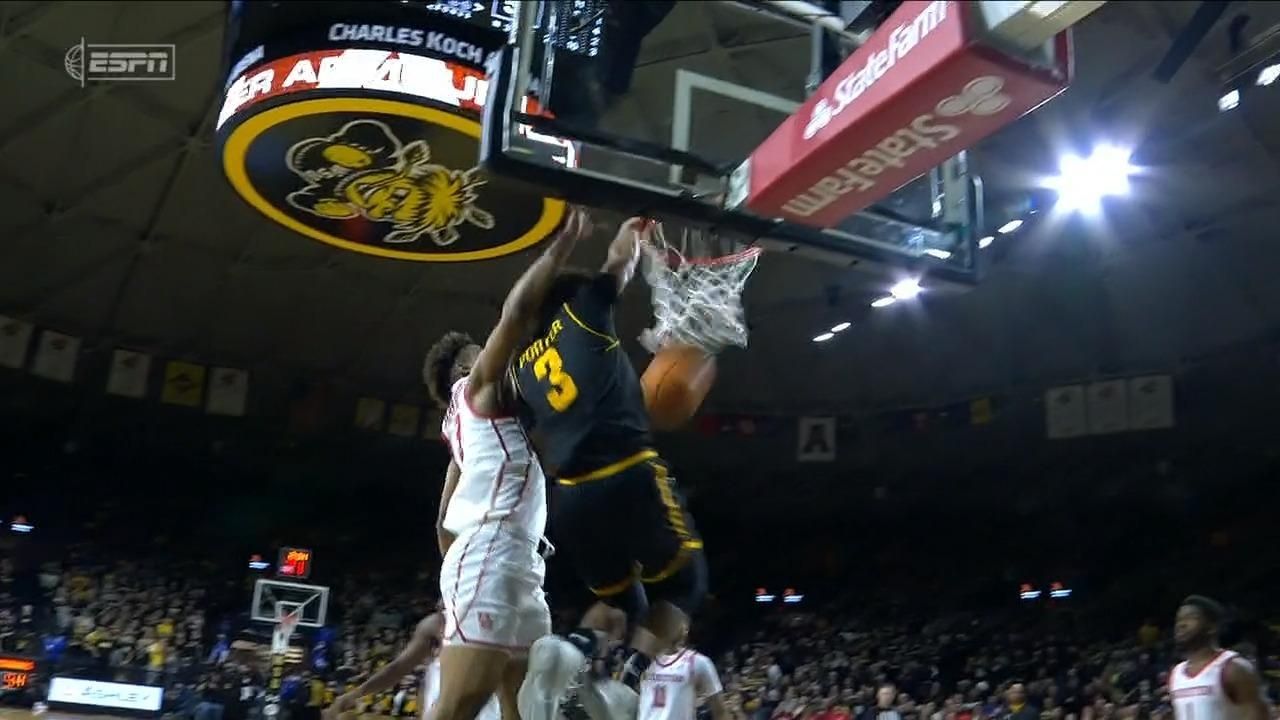 Craig Porter Jr. explodes for clutch dunk vs. Houston - ESPN Video