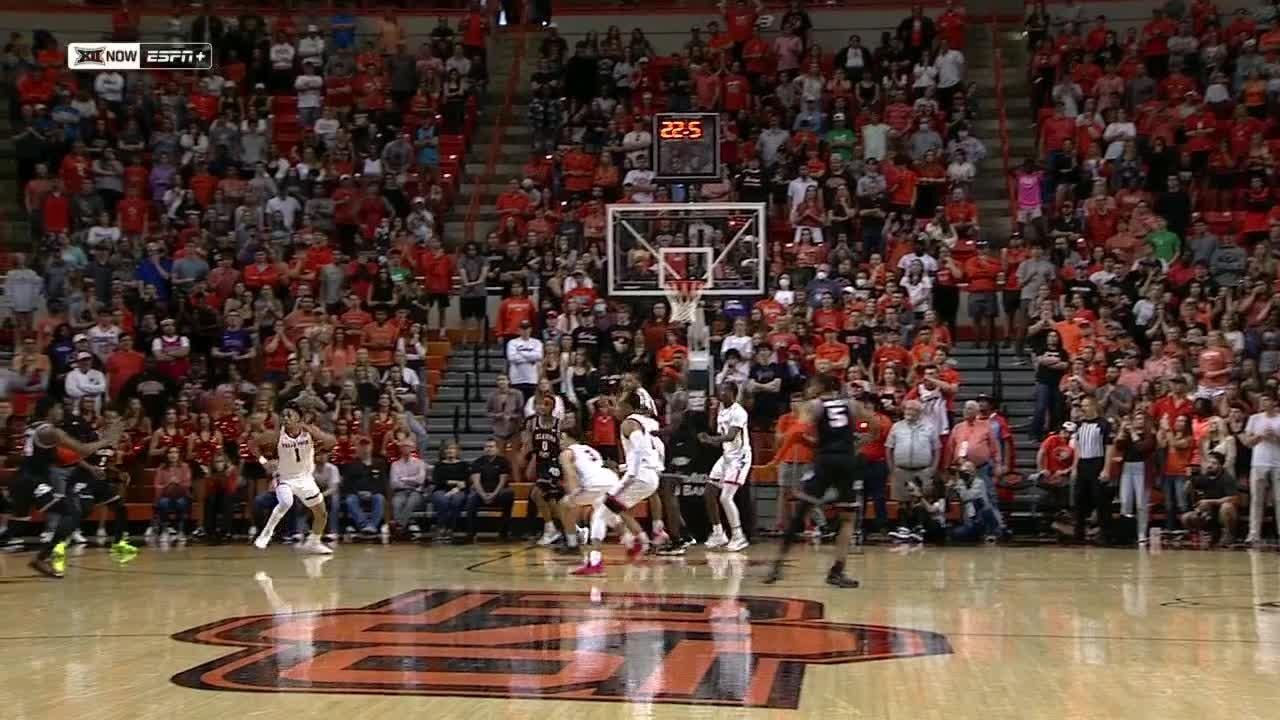 Bryce Thompson hits winning 3-pointer for Oklahoma State - ESPN Video