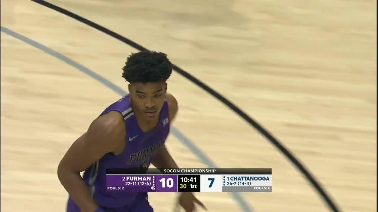 Marcus Foster's bucket increases Furman's lead - ESPN Video
