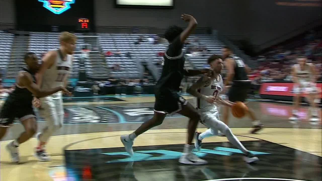 Logan Johnson gets inside for the sweet finger roll - ESPN Video