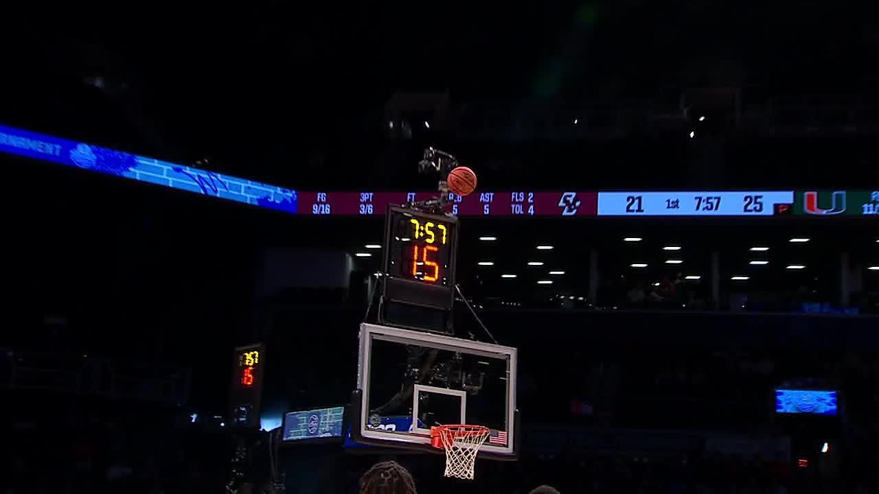 From downtown, Makai Ashton-Langford hits the deep trey - ESPN Video