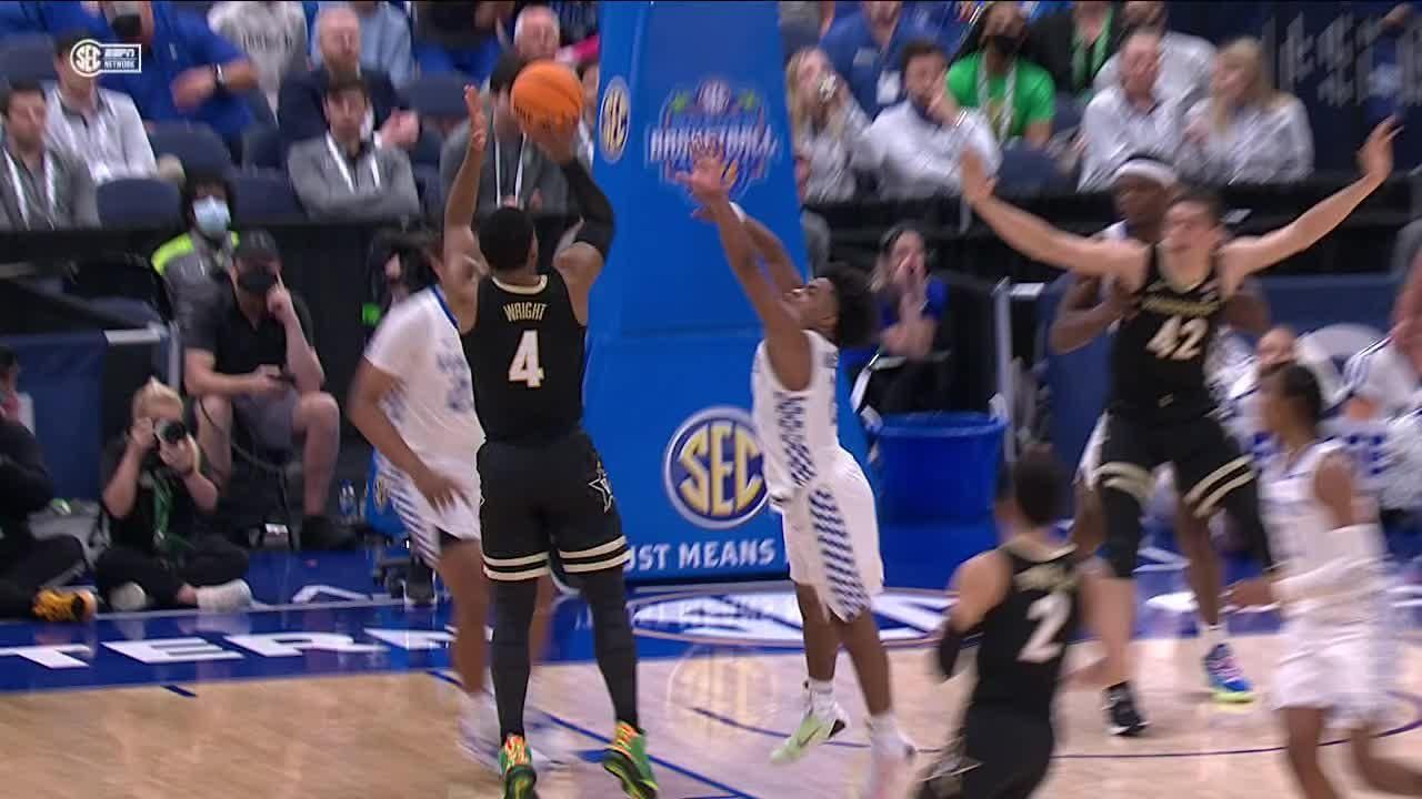 Wright with the smooth step-back basket for Vanderbilt - ESPN Video