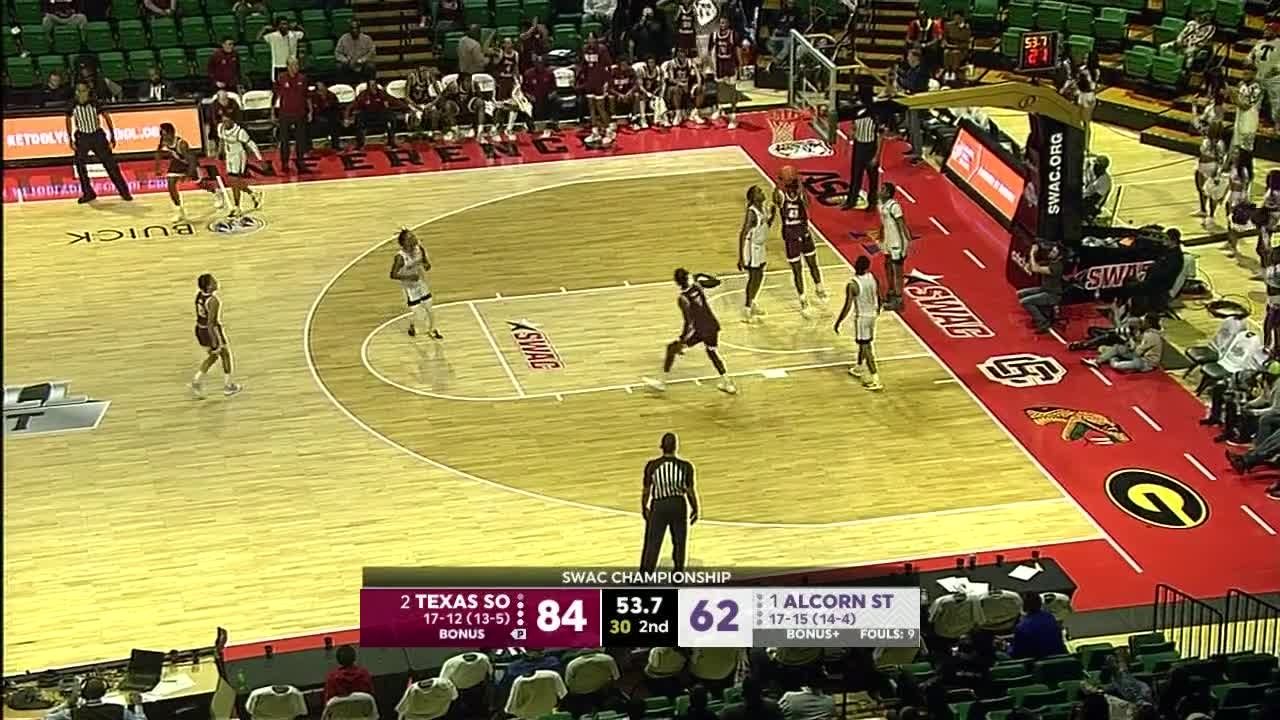 Davon Barnes bucket ices Texas Southern's SWAC championship - ESPN Video