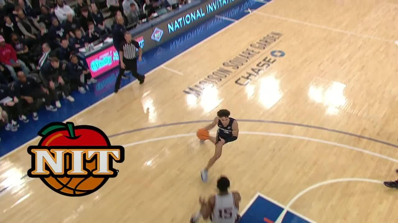 Colby Jones drives into the paint for the nifty finish - ESPN Video