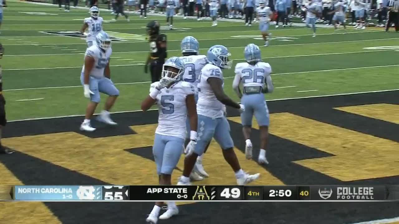Drake Maye connects for 42-yard TD pass - ESPN Video