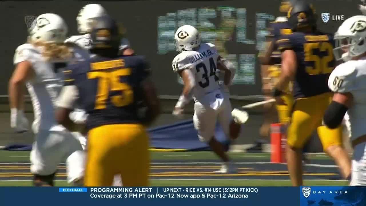 Ulonzo Gilliam Jr. crosses goal line for 60-yard touchdown - ESPN Video