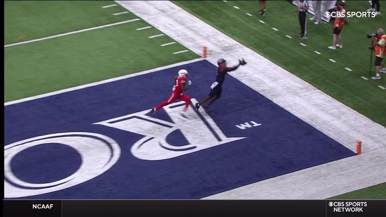 Frank Harris throws 15-yard TD pass to De'corian Clark - ESPN Video