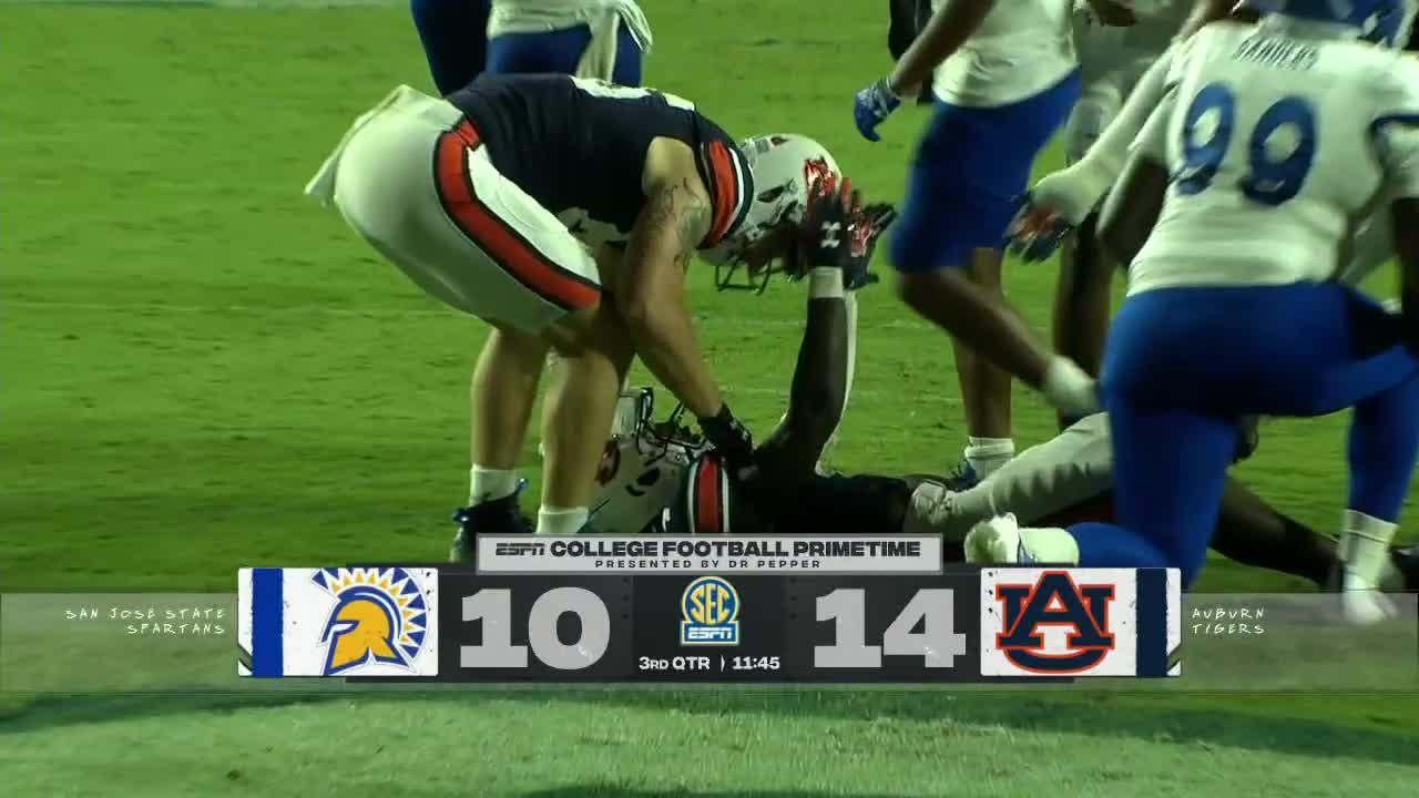 Tank Bigsby runs for 1-yard touchdown - ESPN Video