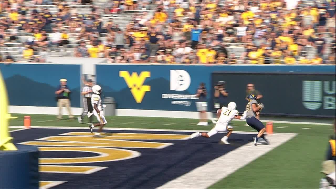 Preston Fox hauls in the TD to cap off big WVU win - ESPN Video