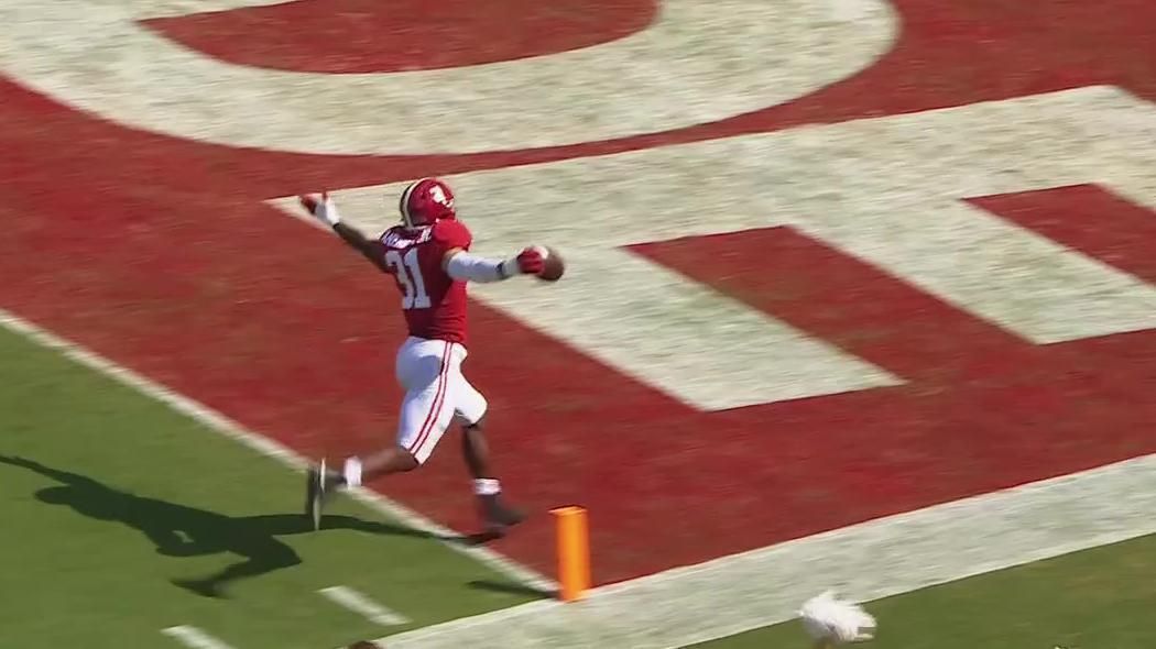 Pick-six! Will Anderson takes it to the house for Bama TD - ESPN Video