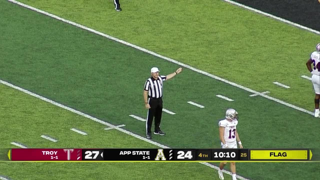 Touchdown! Kimani Vidal scores vs. Appalachian State - ESPN Video