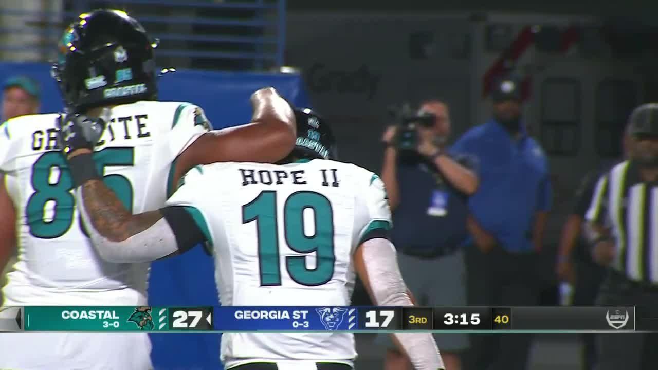 Nate Hope II scores 2-yard rushing TD - ESPN Video