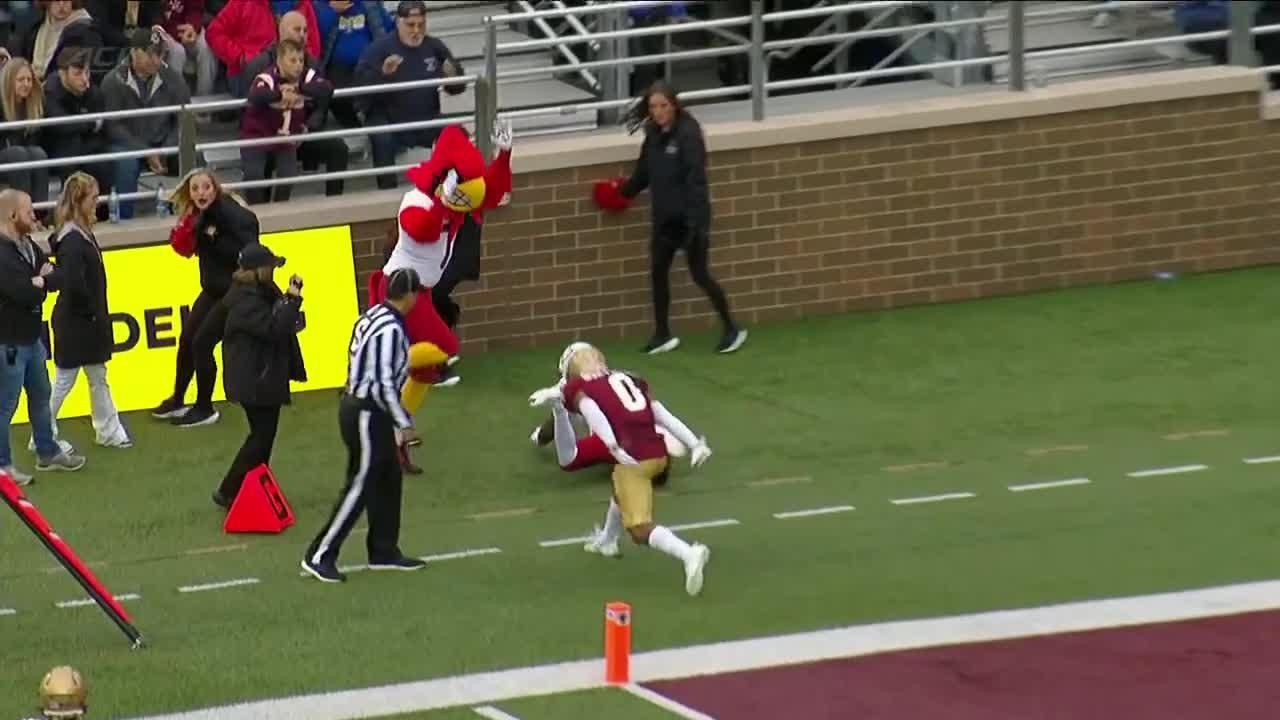 Touchdown! Ahmari Huggins-Bruce scores vs. Boston College - ESPN Video