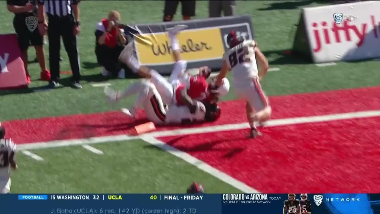 End Zone! Cameron Rising scores 24-yard rushing touchdown - ESPN Video