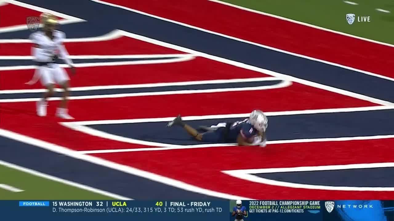 Jayden de Laura fires 3-yard touchdown for Arizona - ESPN Video
