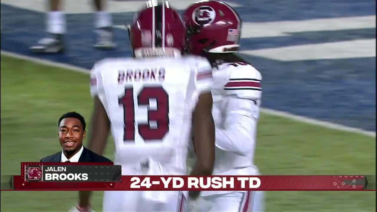 Jalen Brooks rushes in for 24-yard TD - ESPN Video