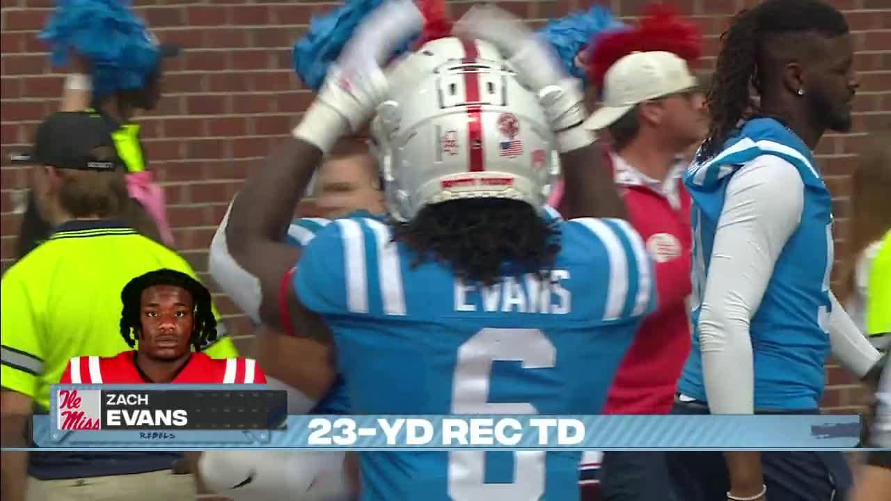 Zach Evans scores 23-yard receiving touchdown - ESPN Video