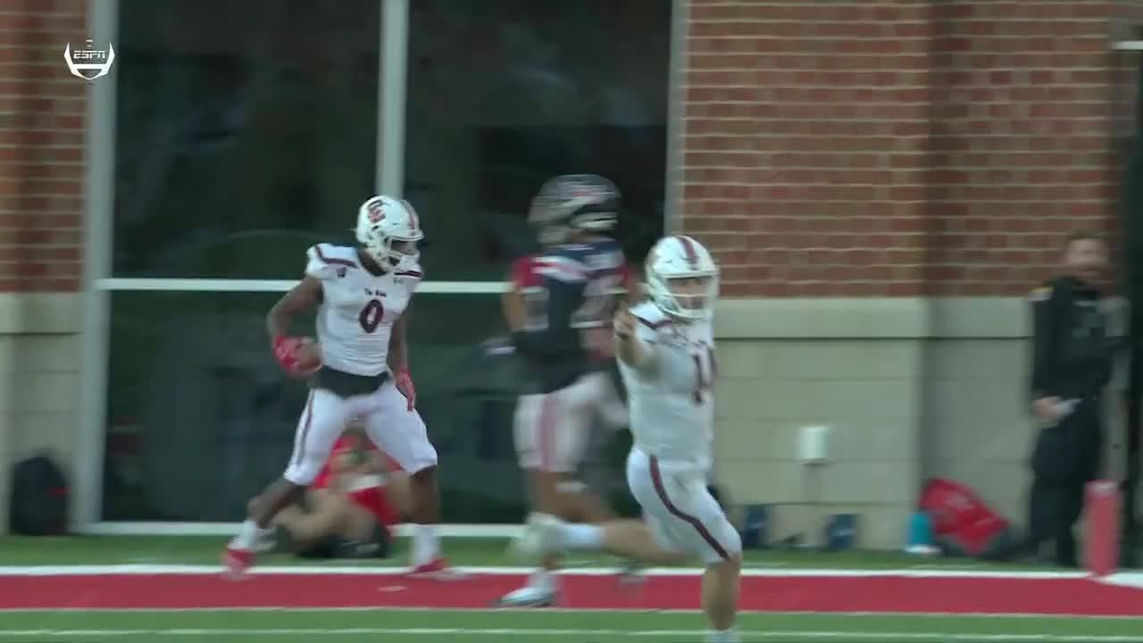 T.J. Luther scores 10-yard receiving touchdown - ESPN Video
