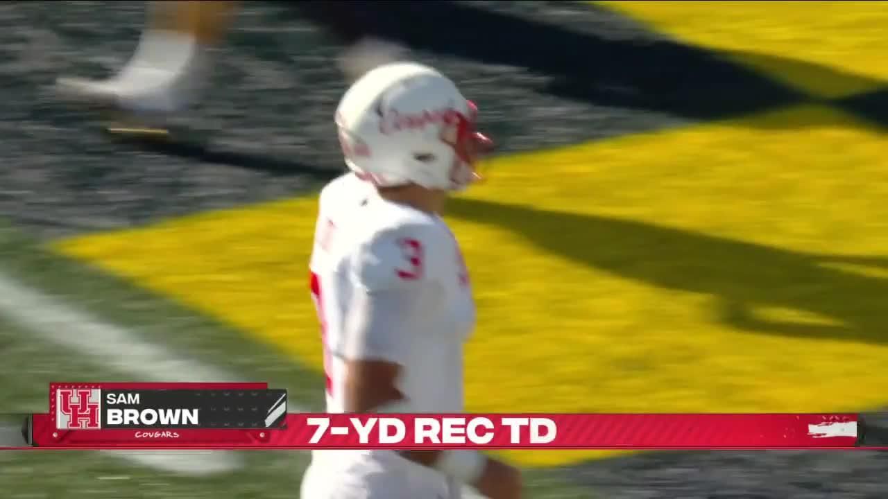 Clayton Tune connects for 7-yard TD pass to Sam Brown - ESPN Video