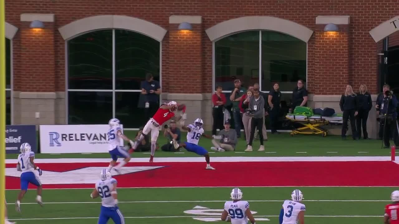 CJ Daniels makes an impressive snag for a Liberty TD - ESPN Video