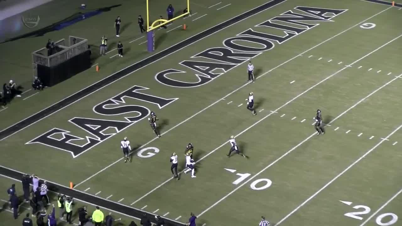 C.J. Johnson finds the end zone extend ECU's lead - ESPN Video