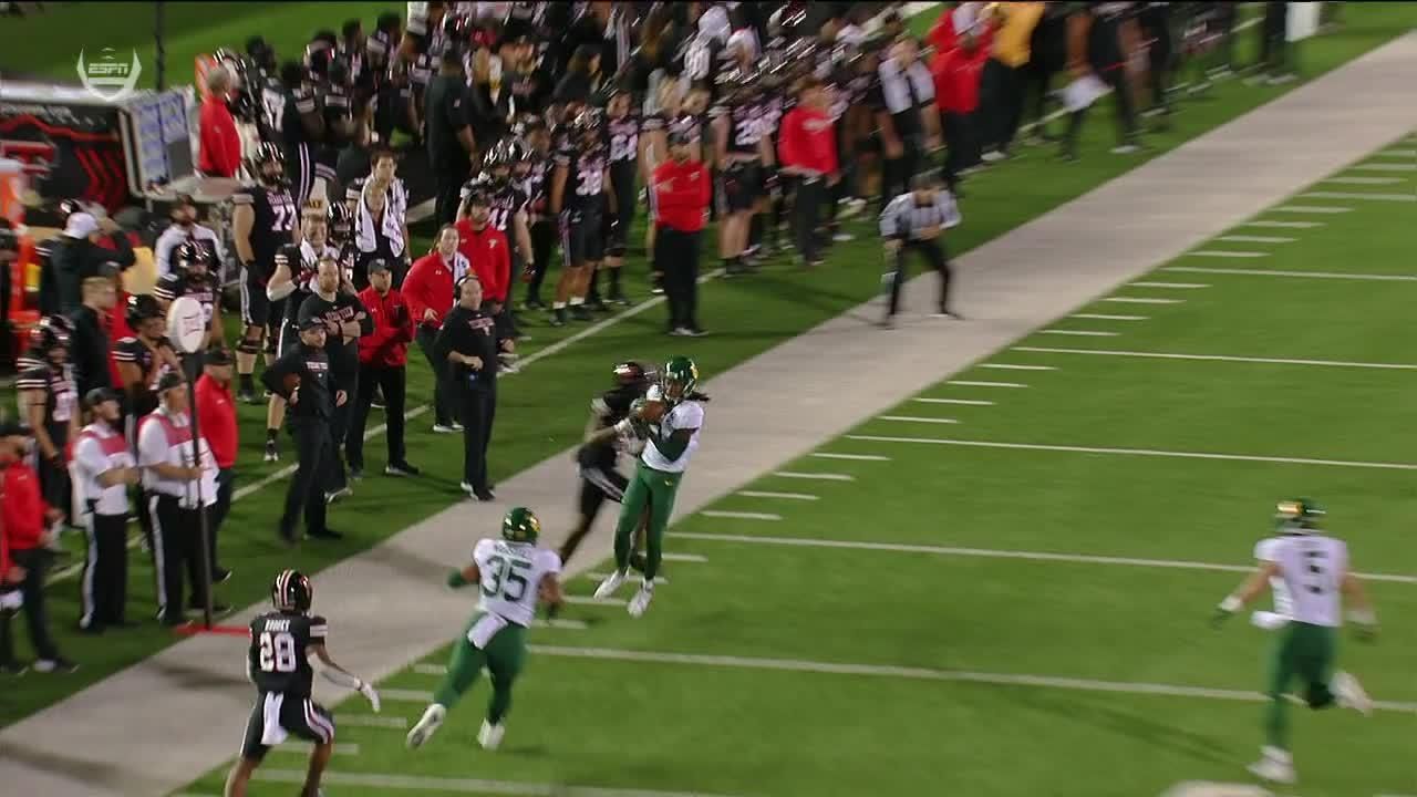 Mark Milton jumps in front for Baylor interception - ESPN Video