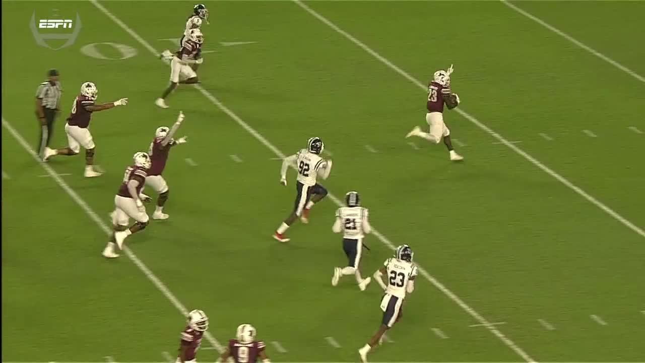 Jacorey Howard scores 25-yard receiving touchdown - ESPN Video