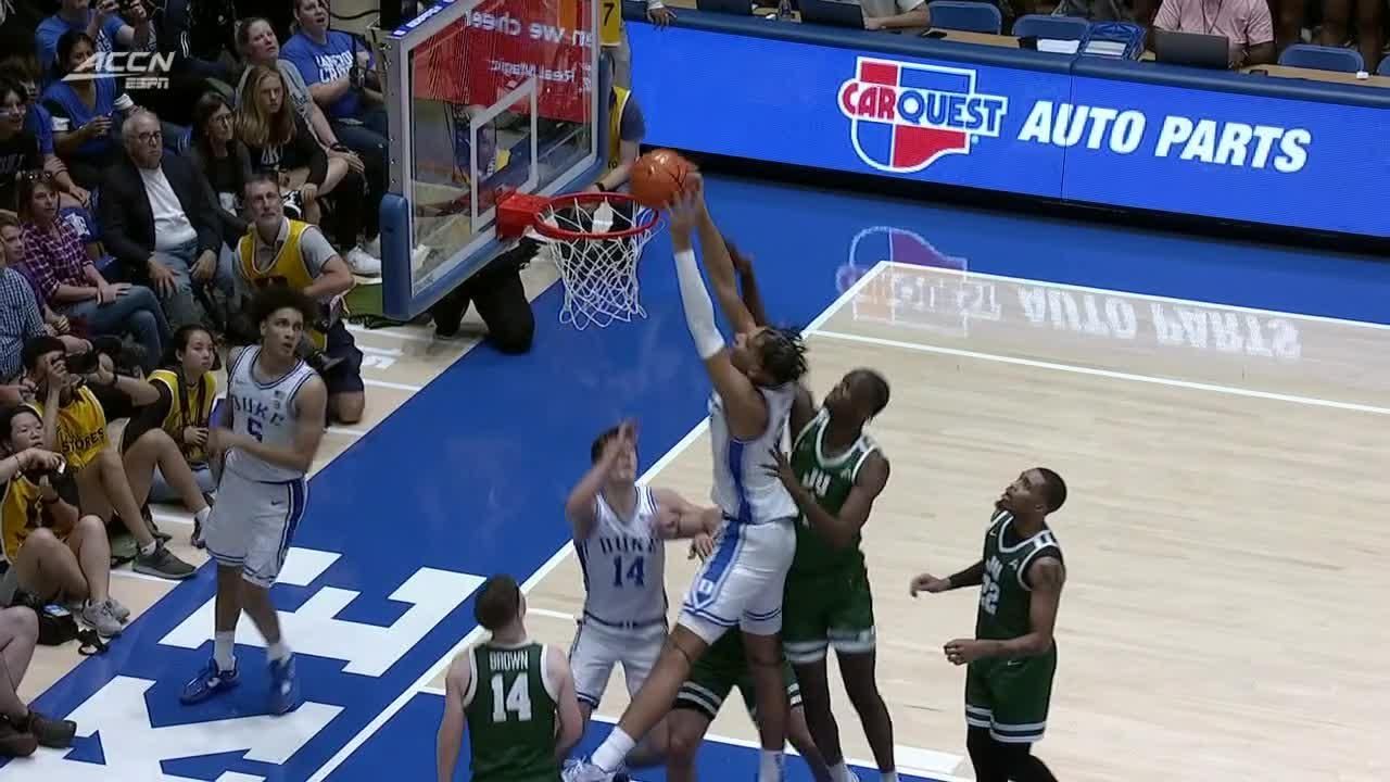 Christian Reeves gets the lay-in to fall to seal Duke's win - ESPN Video