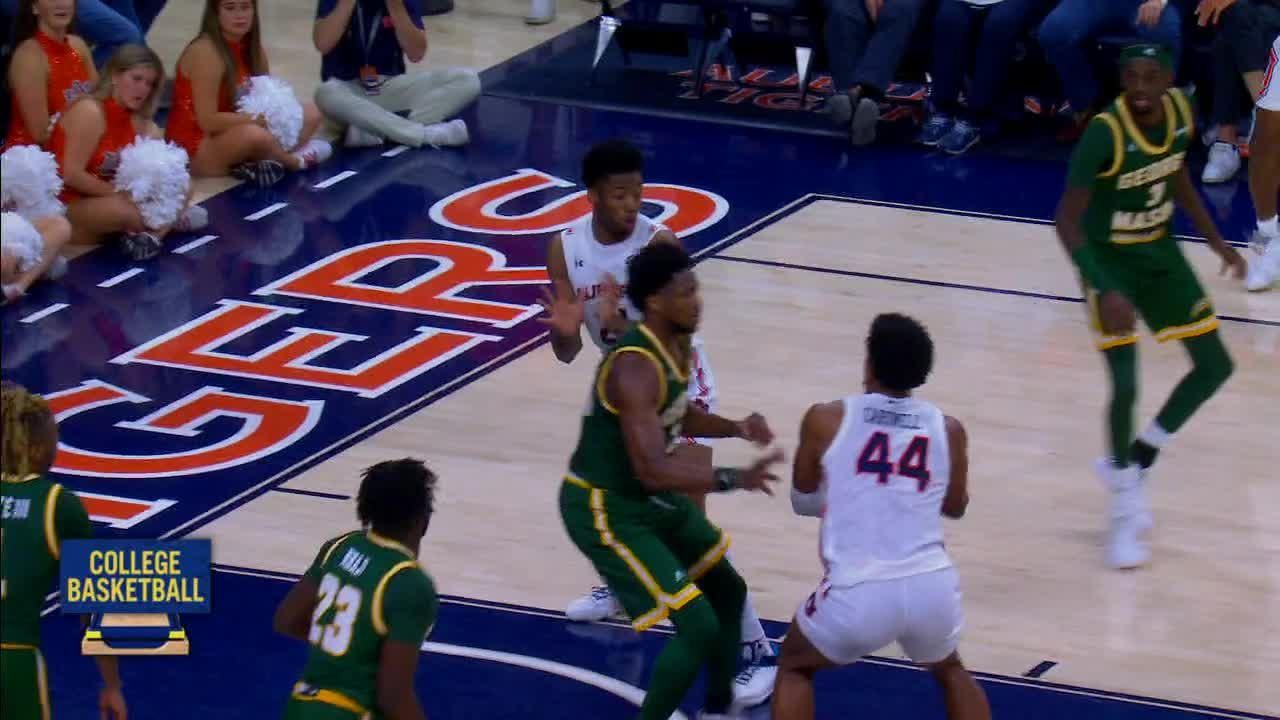 Yohan Traore elevates for flush vs. George Mason Patriots - ESPN Video