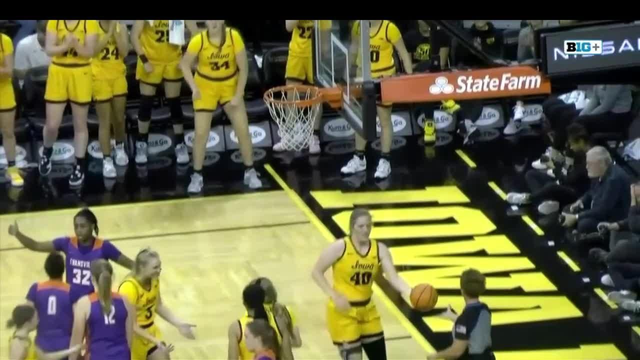 Molly Davis gets the hoop and the harm - ESPN Video
