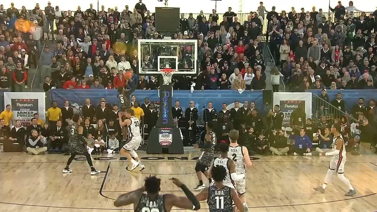Tre Holloman beats the first-half buzzer for Michigan State - ESPN Video