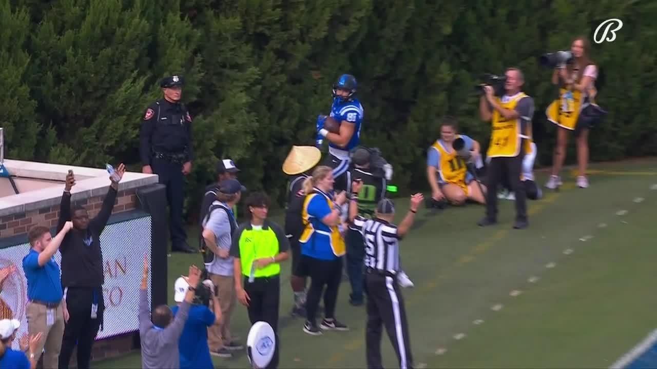 Riley Leonard connects for 24-yard TD pass - ESPN Video