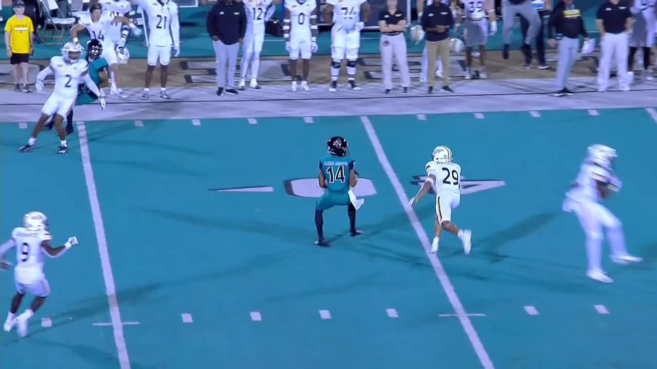 Picked! Coastal Carolina throws pick - ESPN Video