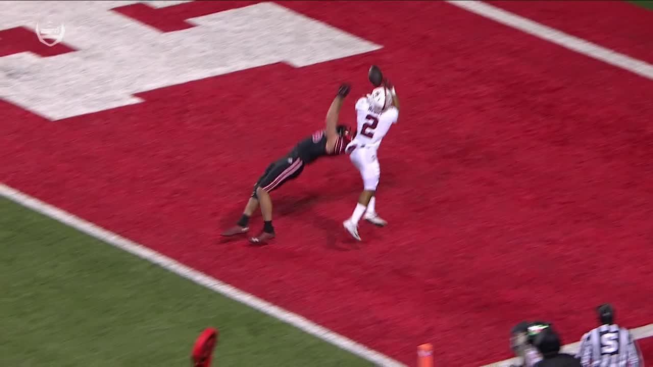 Jonathan McGill makes impressive tipped-ball INT for Stanford - ESPN Video