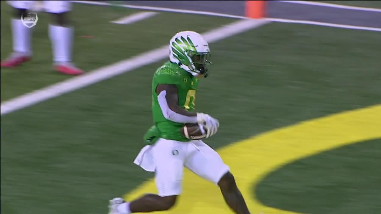 Bucky Irving's TD puts Oregon up early - ESPN Video