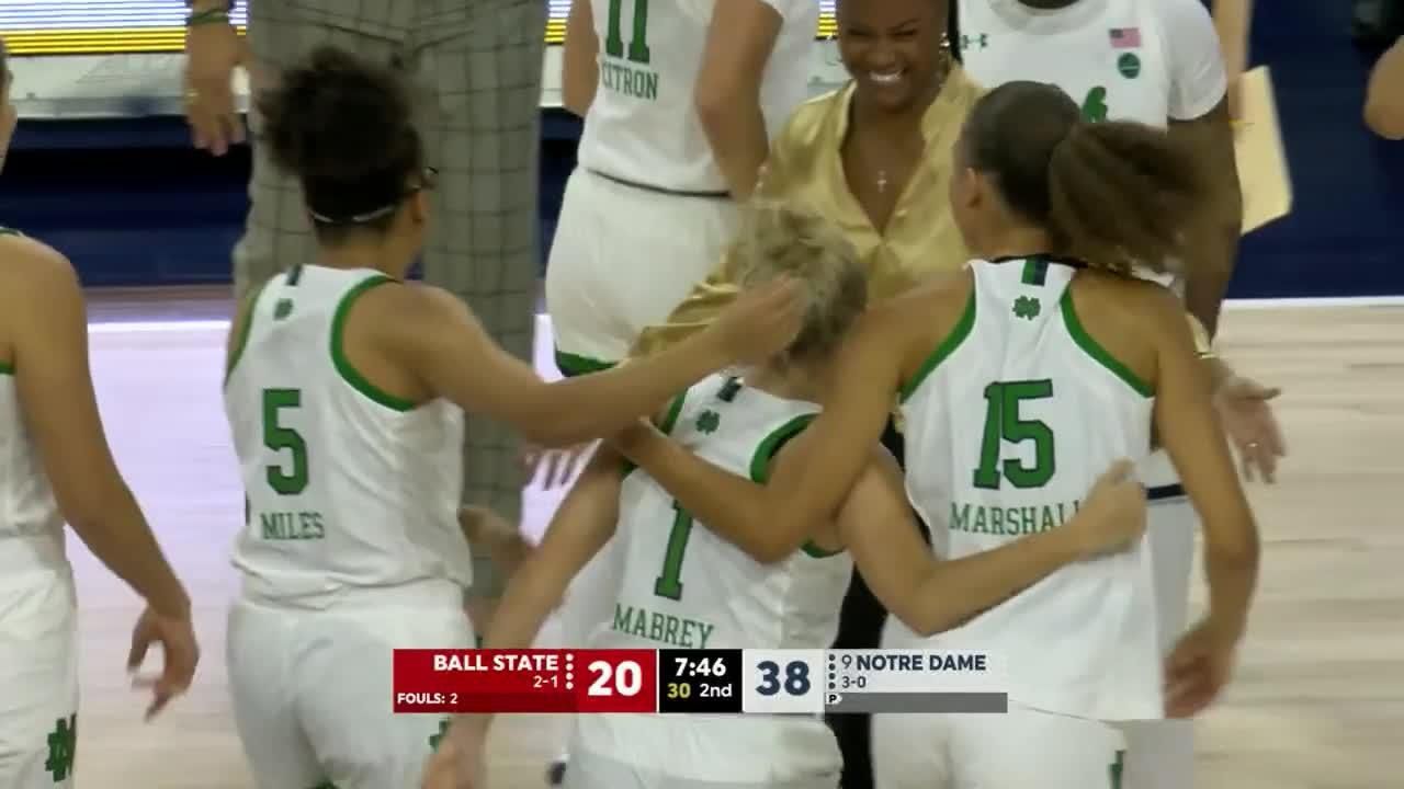 Dara Mabrey knocks down the triple - ESPN Video