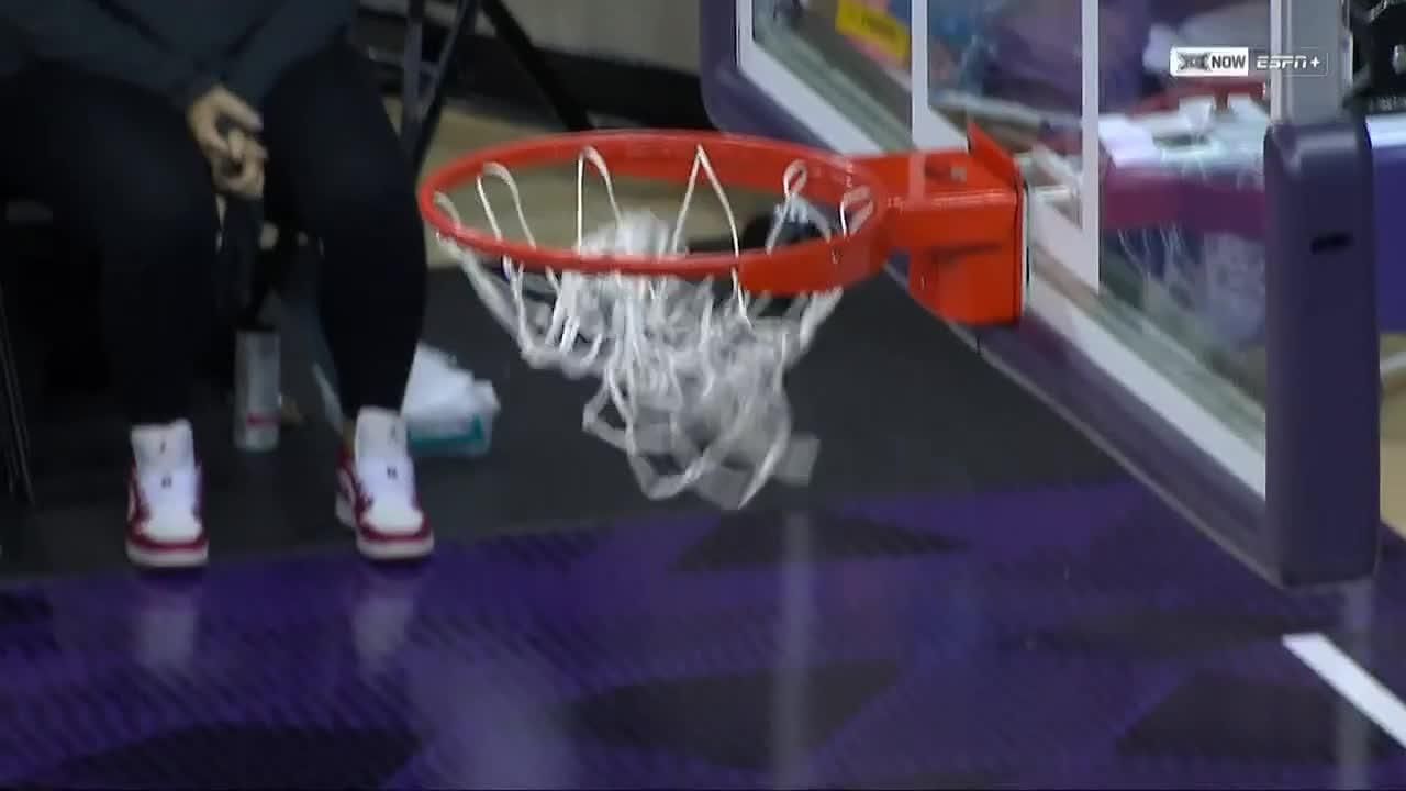 De'Sha Benjamin buries triple against Oklahoma Sooners - ESPN Video