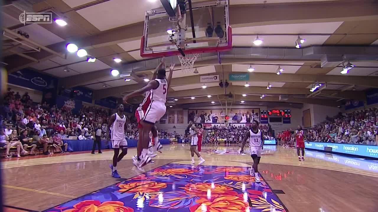 Zed Key finishes the tough and-1 bucket - ESPN Video