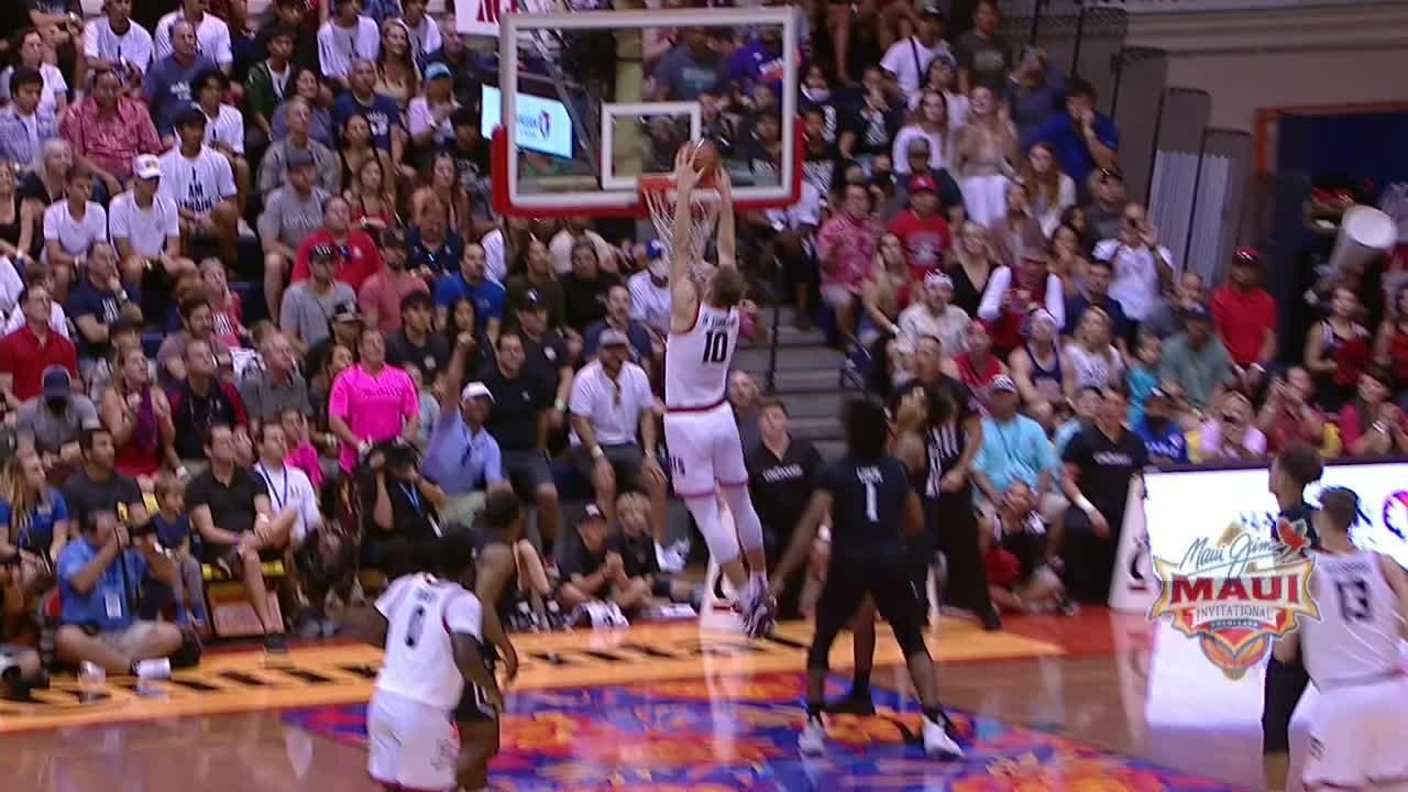 Azuolas Tubelis elevates for jam vs. Cincinnati Bearcats - ESPN Video