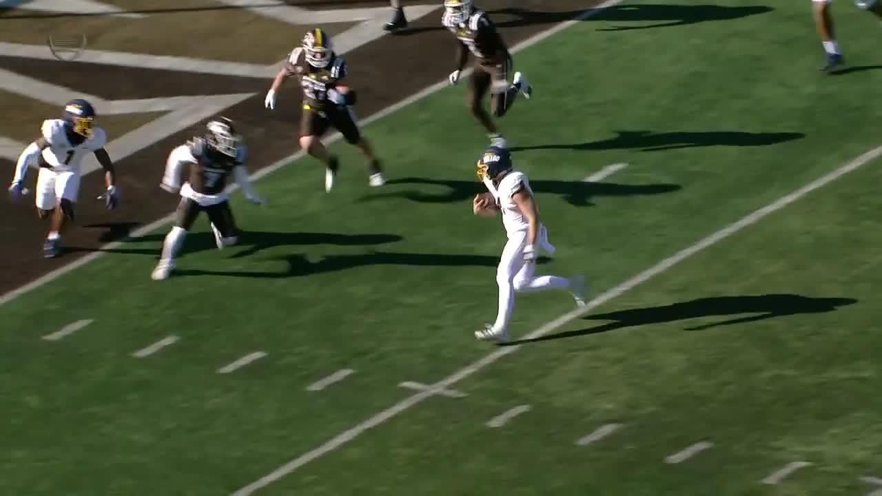 Touchdown! Tucker Gleason scores vs. Western Michigan - ESPN Video