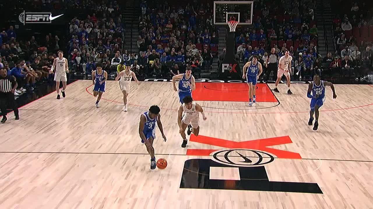 Jeremy Roach makes a great defensive play for the steal - ESPN Video