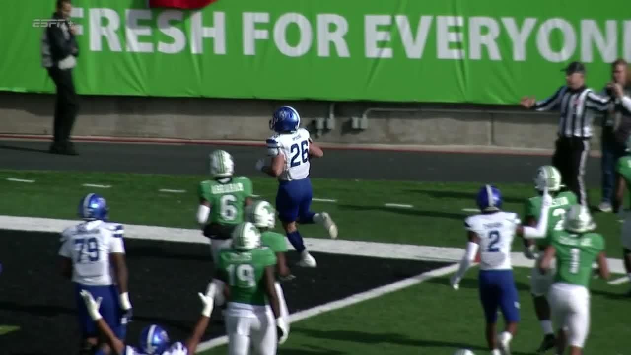 Tucker Gregg crosses goal line for 3-yard TD - ESPN Video