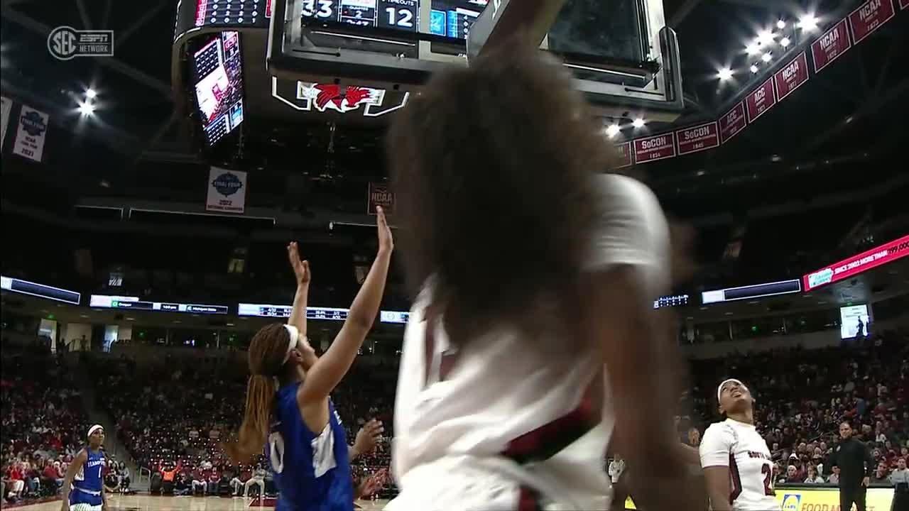Sania Feagin with the and-1 bucket - ESPN Video