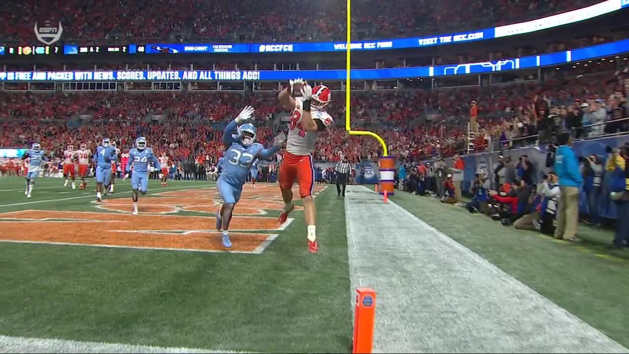 Cade Klubnik throws 1-yard touchdown vs. North Carolina - ESPN Video