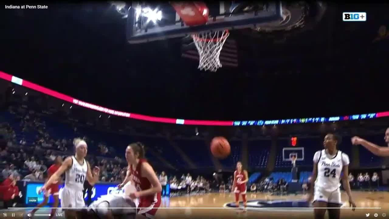 Mackenzie Holmes gets the hoop and the harm - ESPN Video